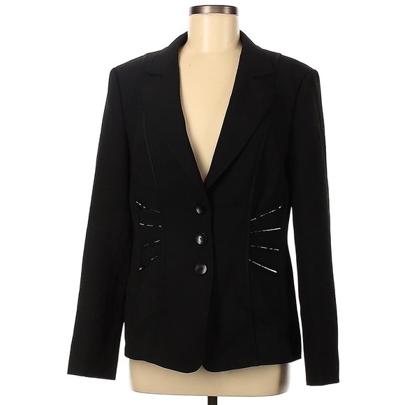 Basler | Jackets & Coats | Basler Black Three Button Fourslitaccent ...